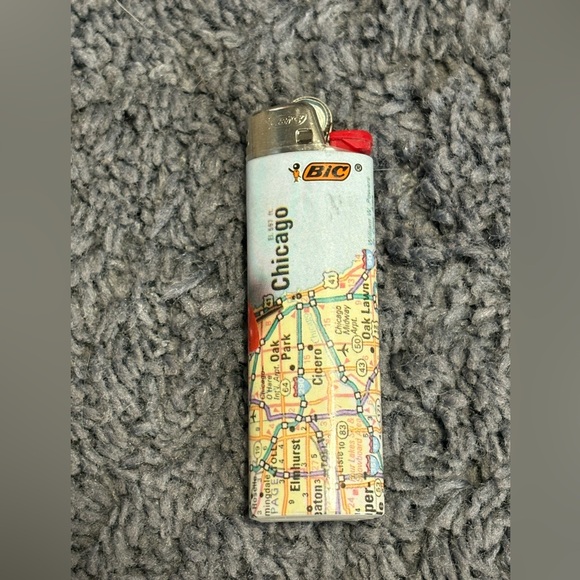BIC | Other | Nwt Bic Chicago Map Themed Lighter | Poshmark